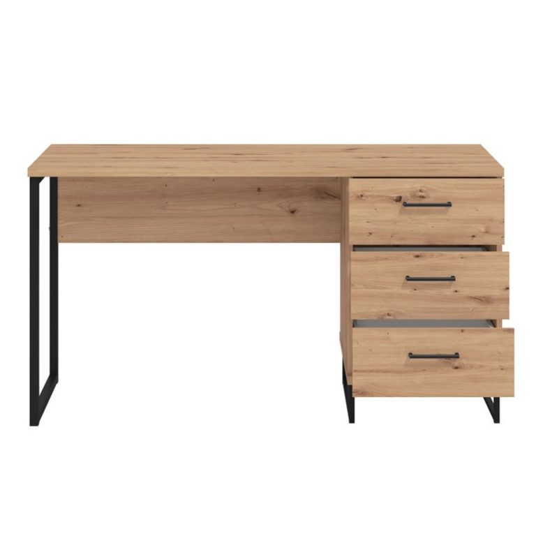 KOMPJUTER STO SARDINIA artisan hrast, crna - Saga Prnjavor